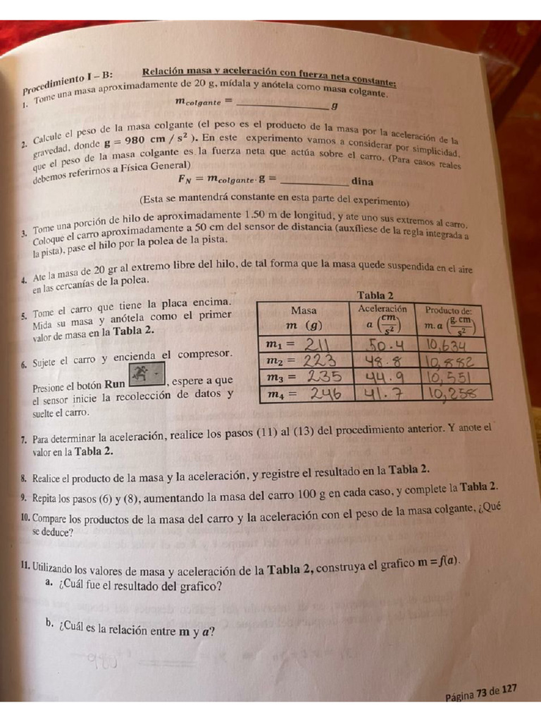 Práctica 6 de Laboratorio Física | PDF