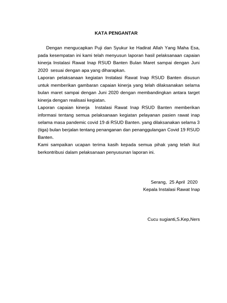 Laporan Bulanan | PDF