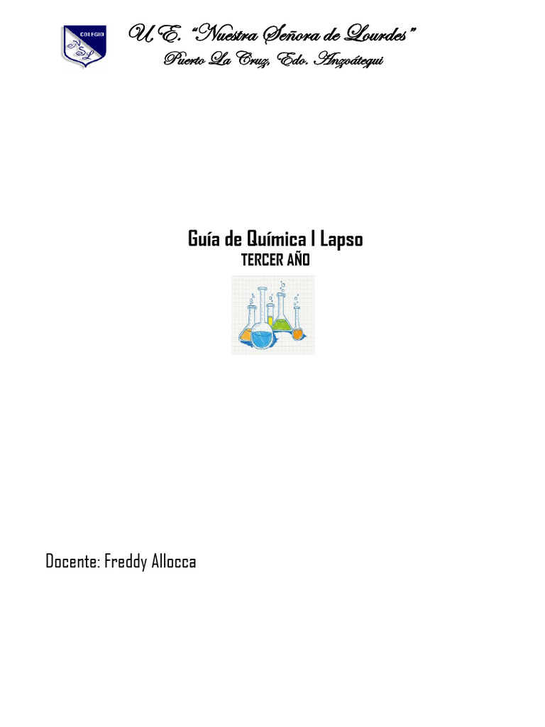 Guia De Quimica Tercer Pdf