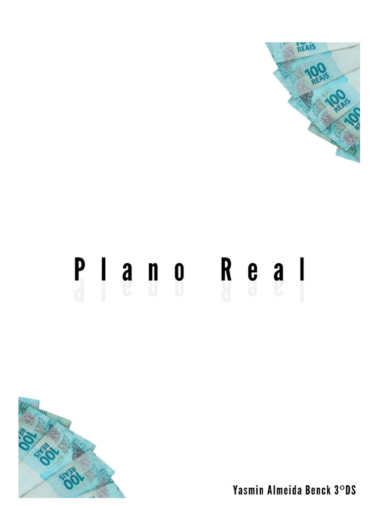 Plano Real Yasmin Almeida Benck | PDF