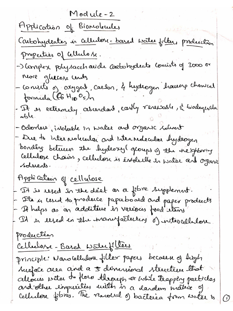 Module 2 Application of Biomolecules | PDF