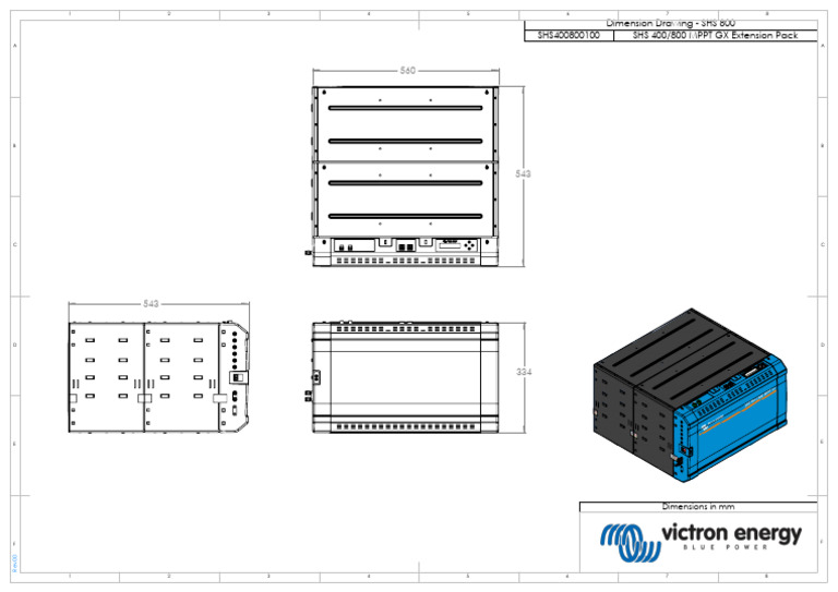 SHS 400 800 MPPT GX Extension Pack | PDF