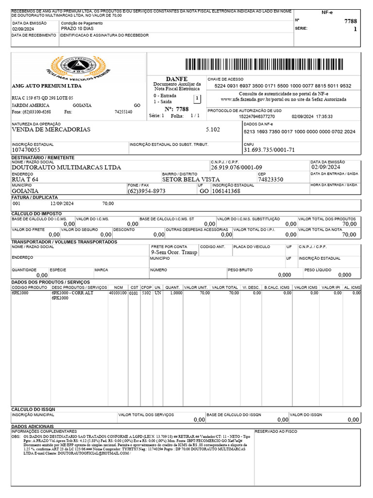 Doutorauto 7788 | PDF