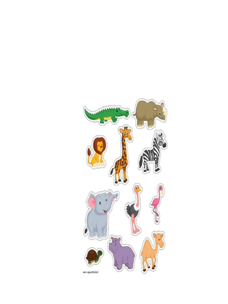 Animales Del Zoo | PDF