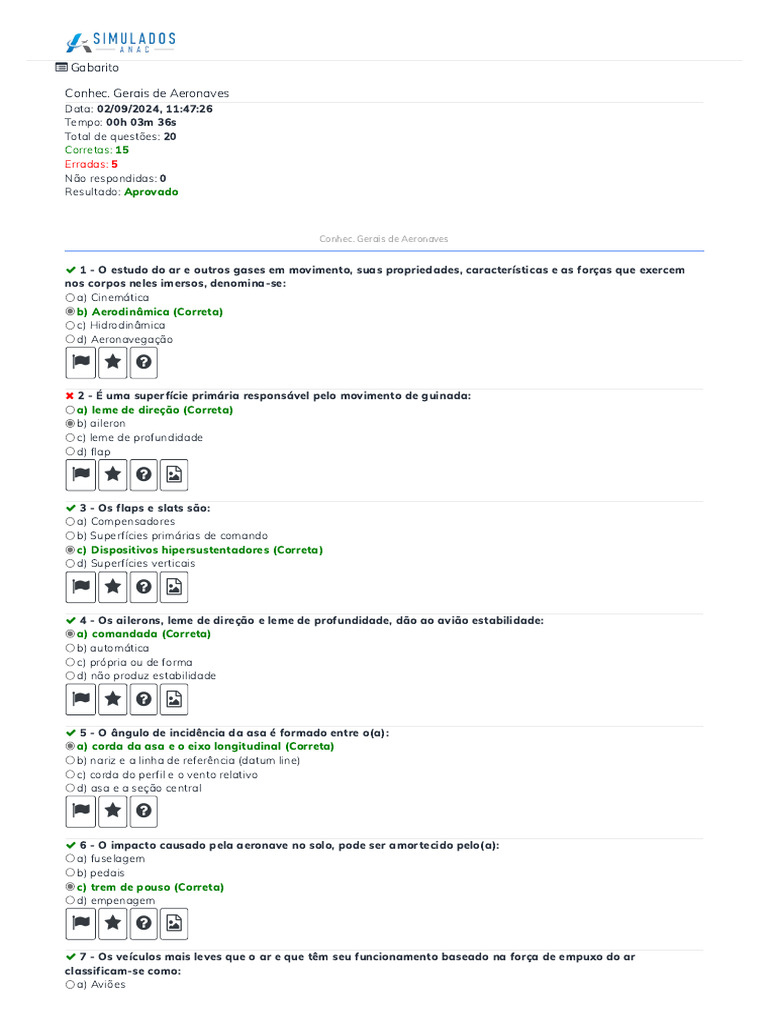 Simulados ANAC | PDF