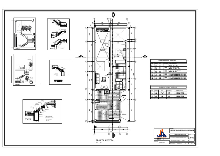 PLANO ARQUITECTURA FINAL VIVIENDA UNIFAMILIAR 2 PISOS + AZOTEA-Layout2.pdf2 | PDF