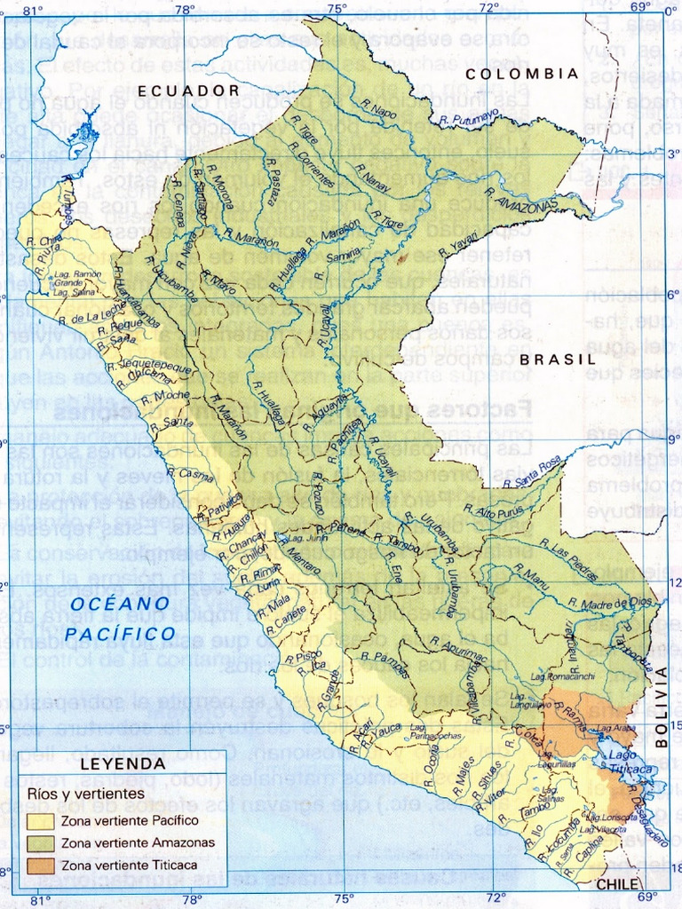 Mapa de Rios Del Peru | PDF