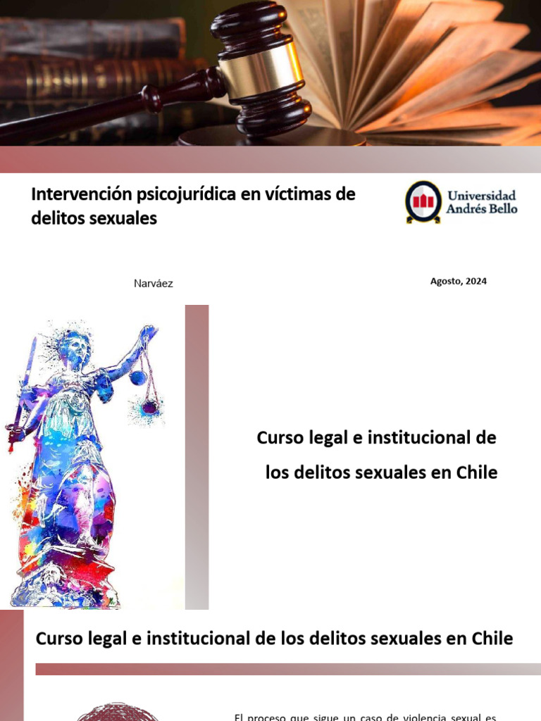 Clase 7 - Curso Legal e Institucional de Los Delitos Sexuales | PDF