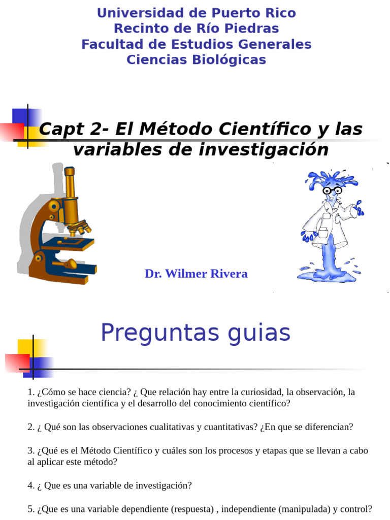 Capt 2 - Metodo Científico | PDF