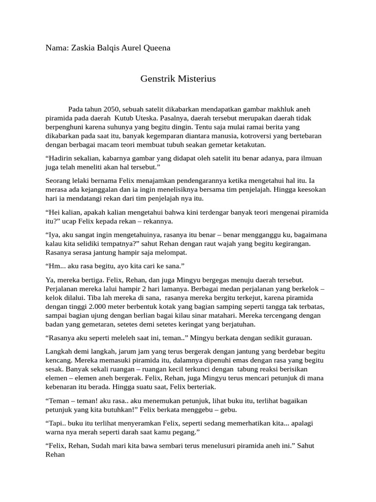 Cerpen Inspiratif | PDF