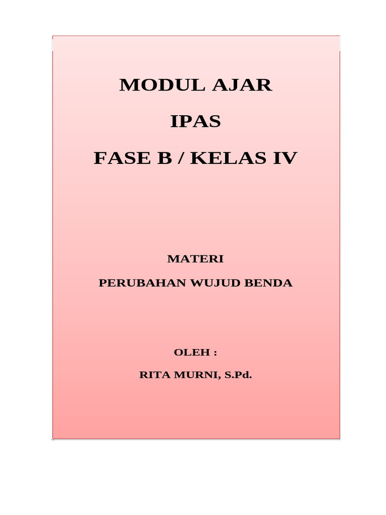MODUL IPAS TOPIK C | PDF