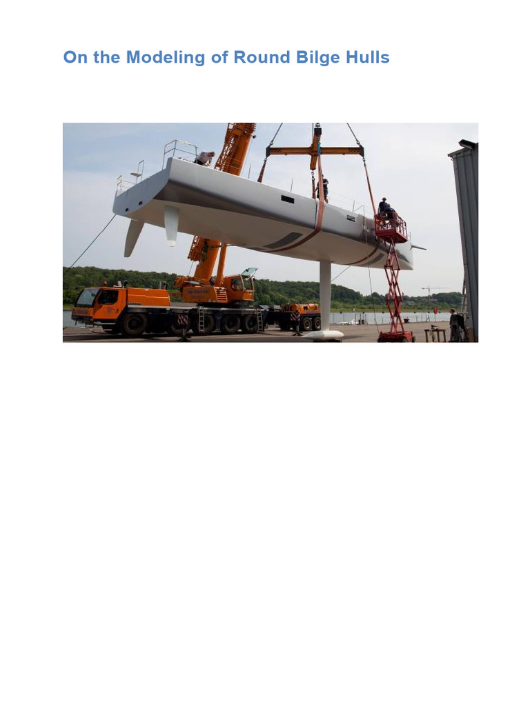 Modeling Round Bilge Hulls | PDF