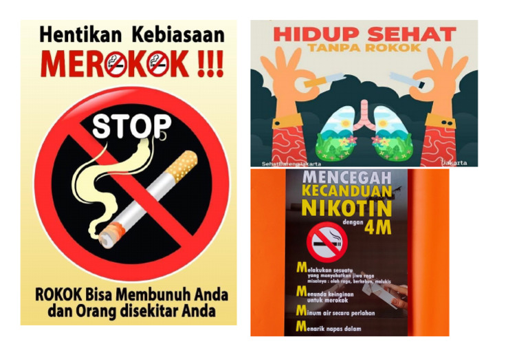 Print Contoh Poster Merokok | PDF