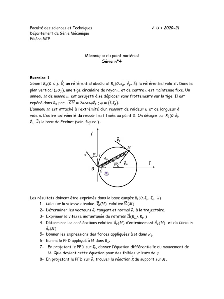 MIP S1 - MDP (Série 4) | PDF