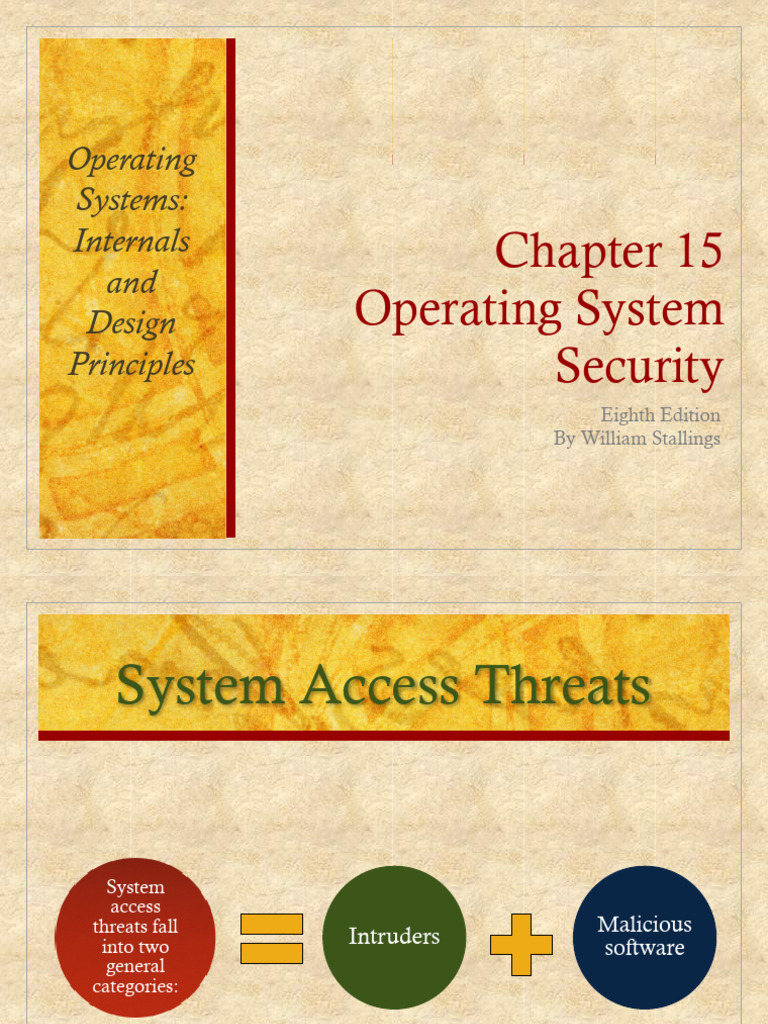 Chapter15 Operating System Security | PDF