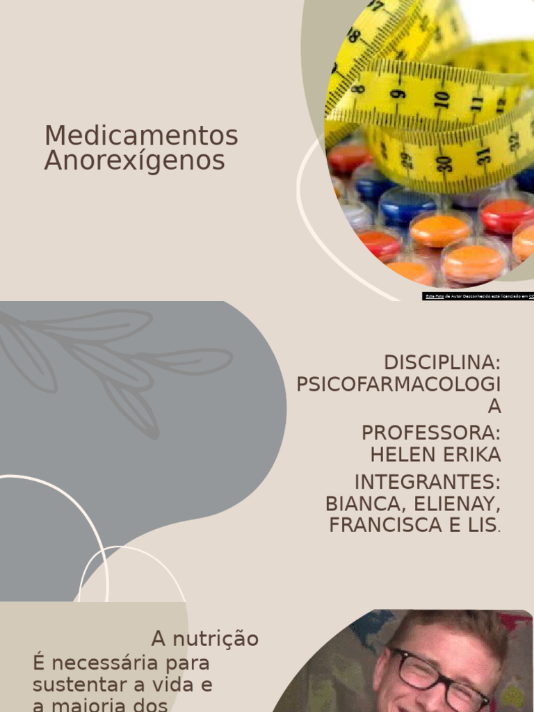 Medicamentos Anorexígenos | PDF