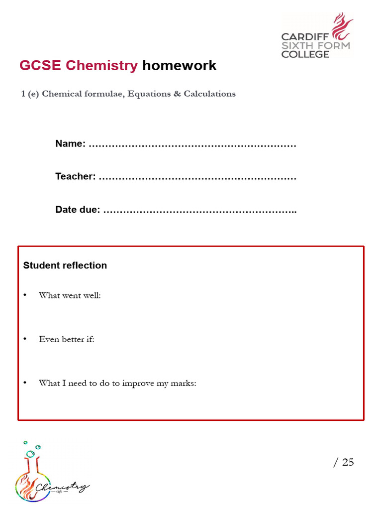 Calculations 1 HWK | PDF