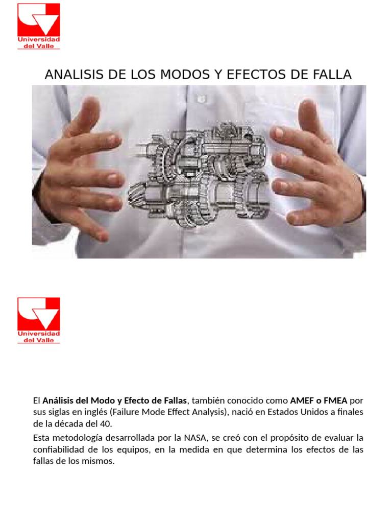 Analisis de Los Modos y Efectos de Falla Fmea (Clase Ix) | PDF
