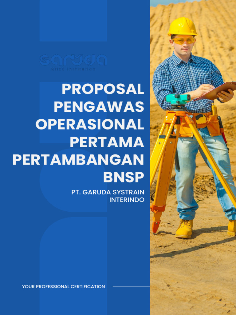 Proposal Pelatihan POP BNSP PT. Garuda Systrain Interindo Update 06.05. ...