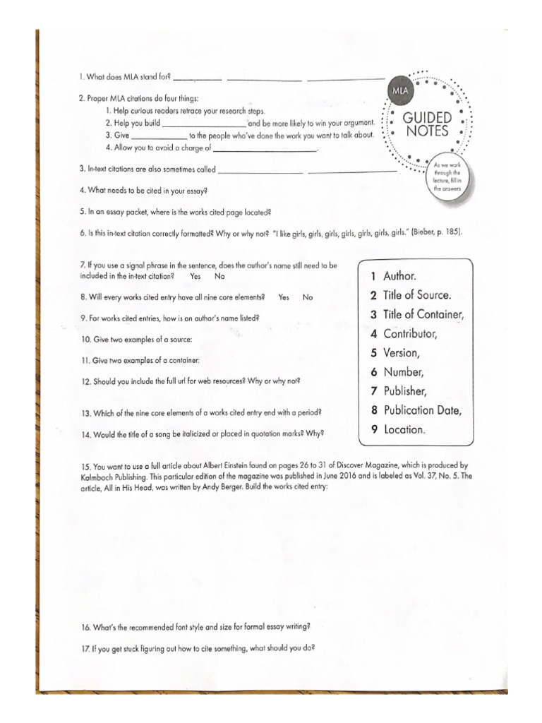 Prezi Guided Notes-stud handout | PDF