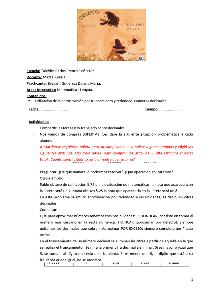 Truncamiento y Redondeo | PDF