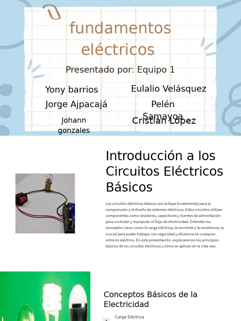 Introduccion-a-los-Circuitos-Electricos-Basicos (1) .PPTX - 20240722 - 093439 - 0000 | PDF