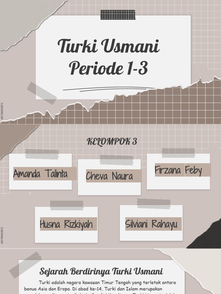 Kelompok 3-Turki Usmani Periode1-3 | PDF