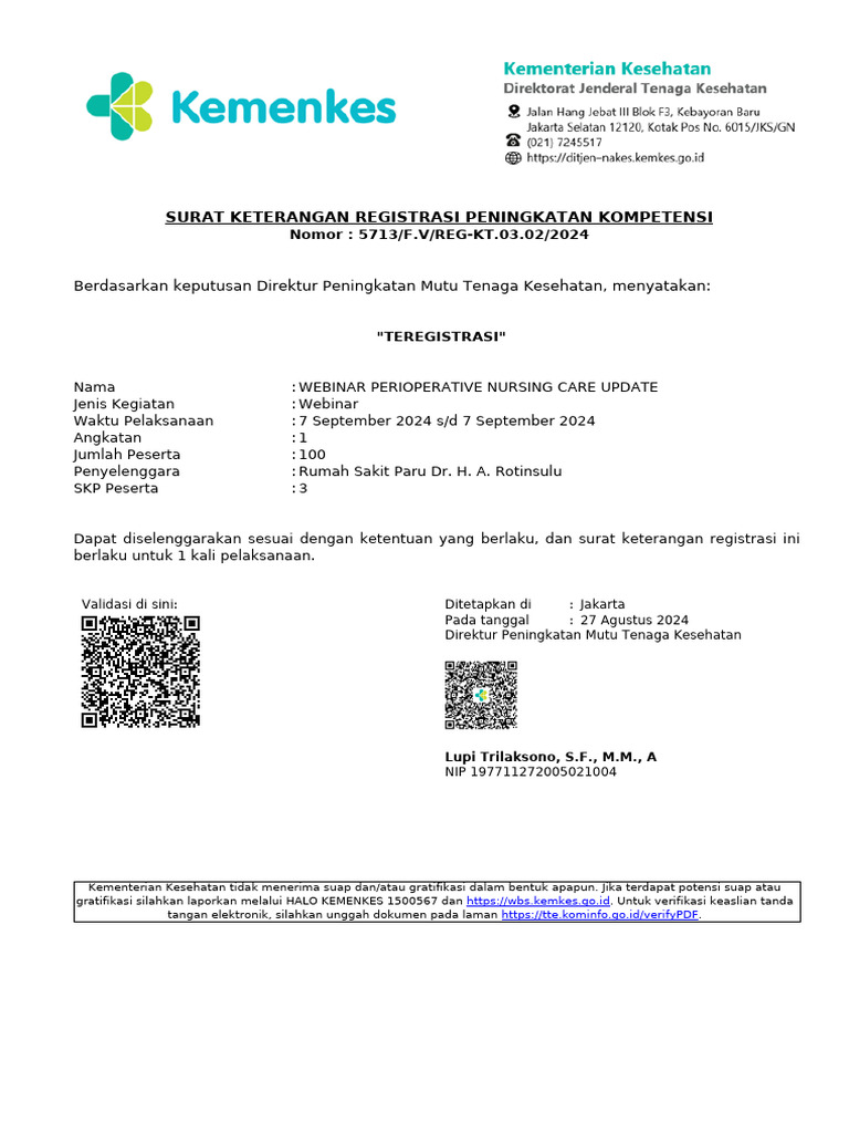 Registrasi HIPKABI Jabar | PDF