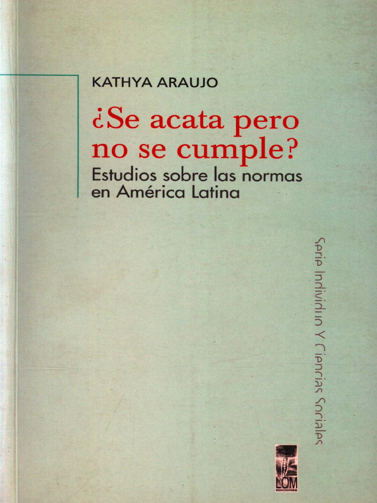 Se Acata Pero No Se Cumple 175 197 | PDF