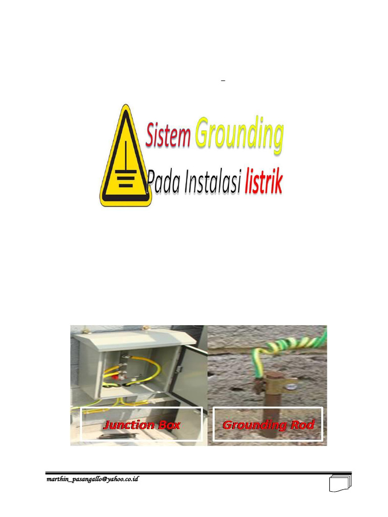 Pemasangan Arde Atau Pentanahan Dalam Instalasi Listrik | PDF