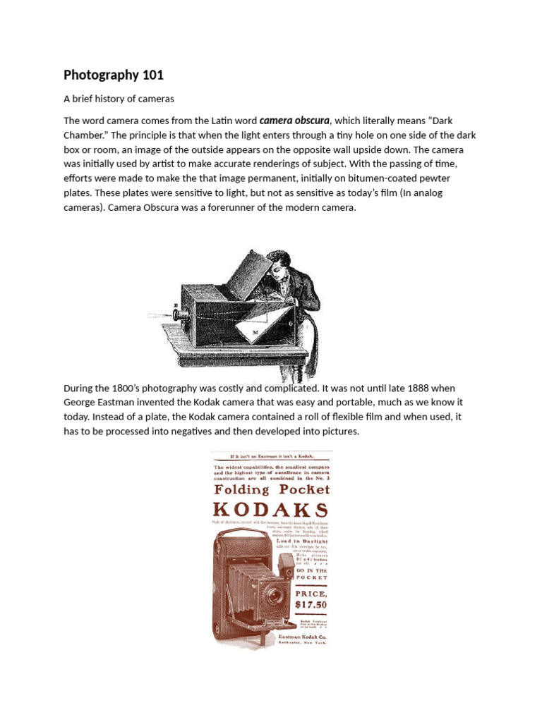 Photography 101 | PDF