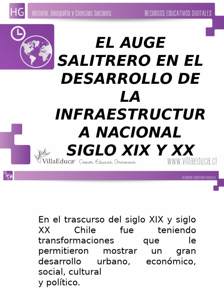 6Basico - Power Point Historia - El auge del salitre | PDF