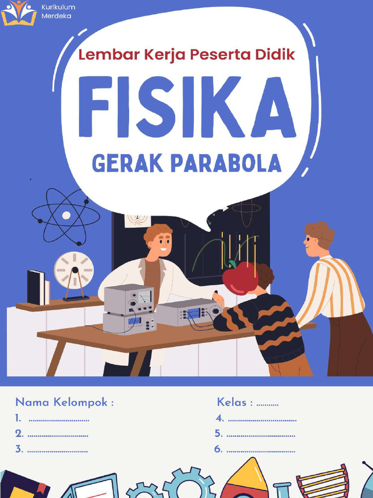 LKPD Gerak Parabola Dengan Phet | PDF