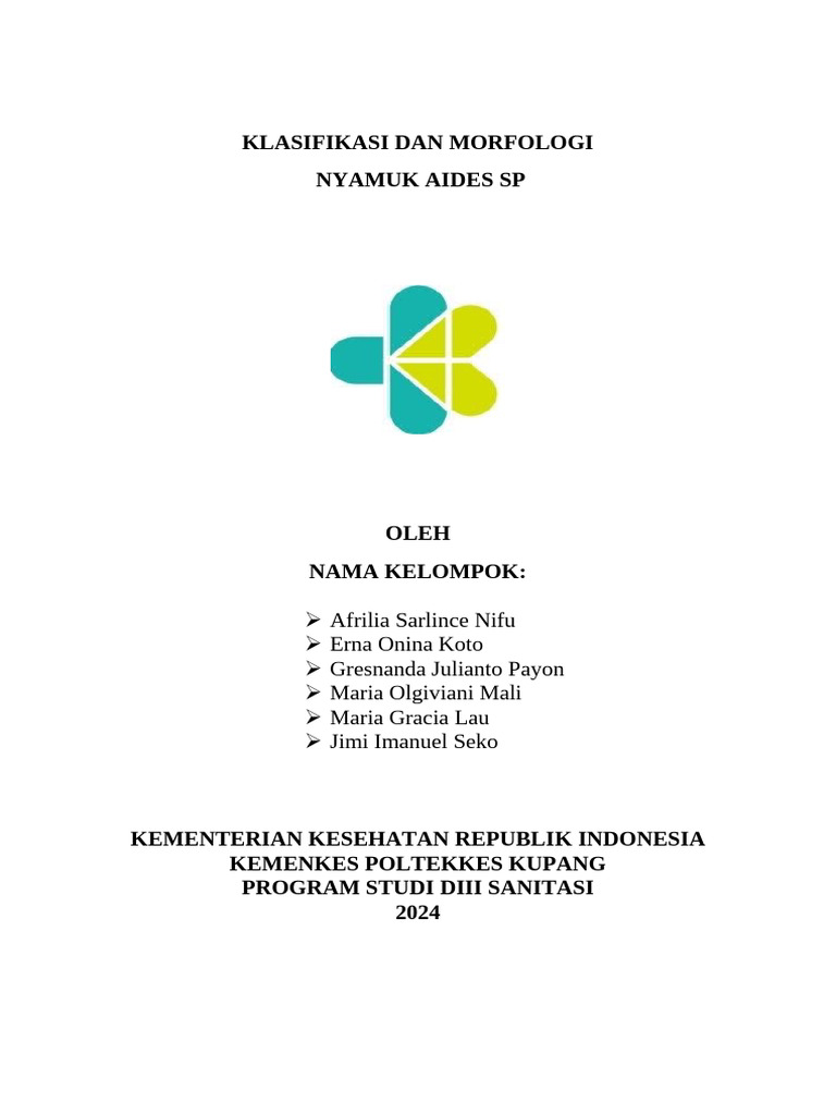 Klasifikasi Dan Morfologi Aedes SP | PDF