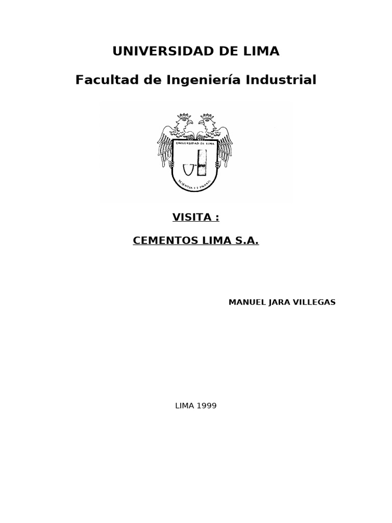 Visita Cementos Lima | PDF