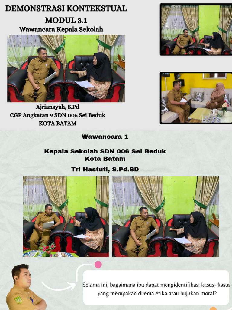 Demonstrasi Kontekstual Modul 3.1 | PDF