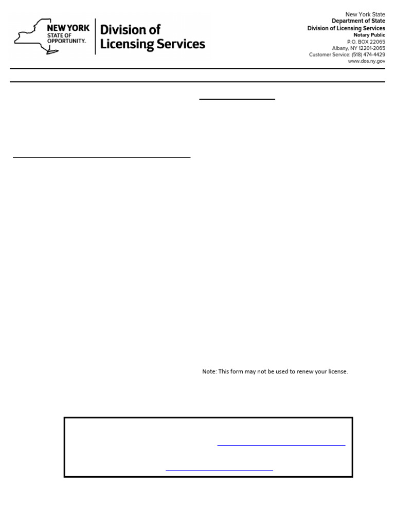 Notary Public Application | PDF