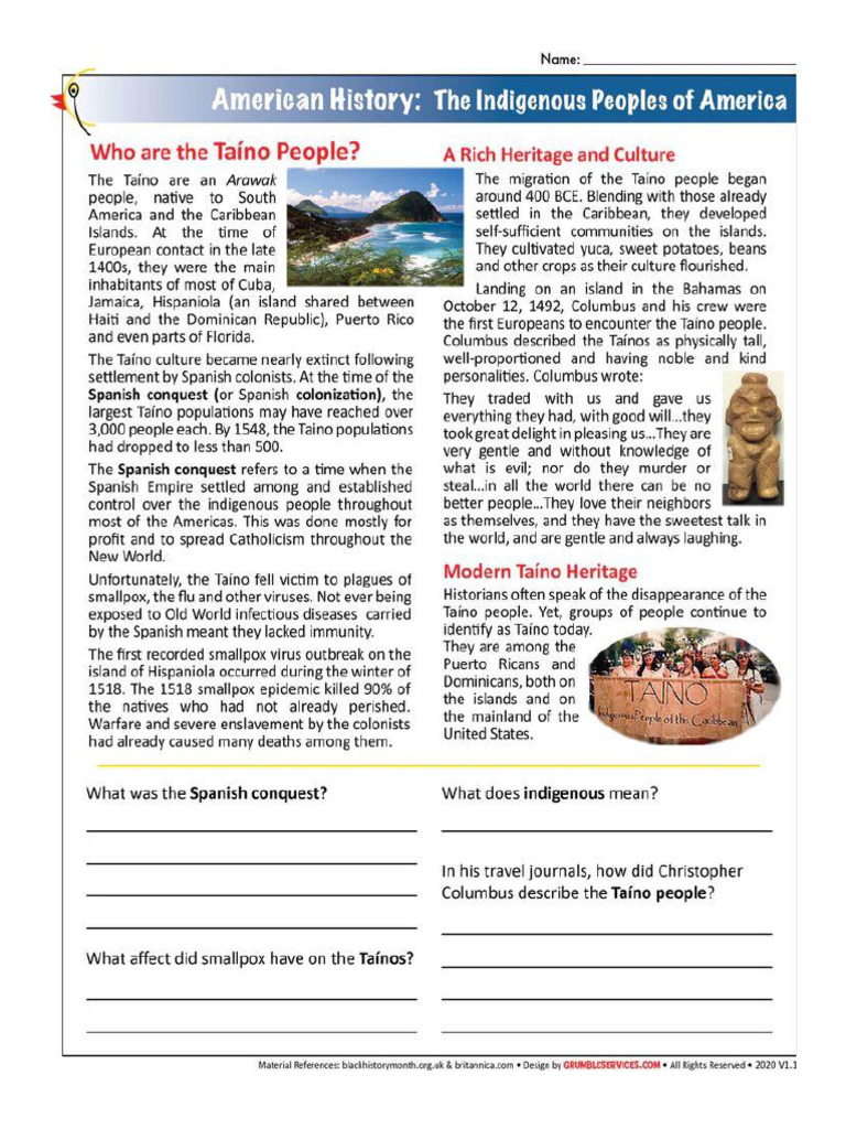 Indigenous and North American Culture 3 Term | PDF
