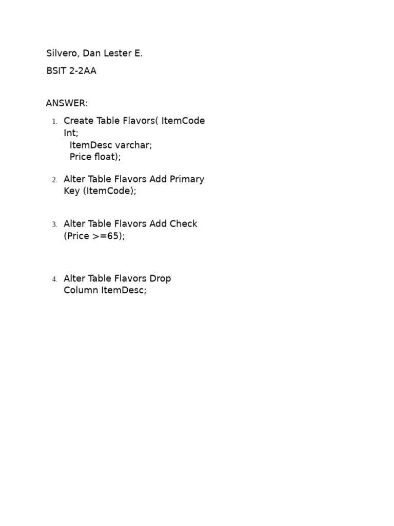 Silvero Infoman BSIT 2-2AA | PDF