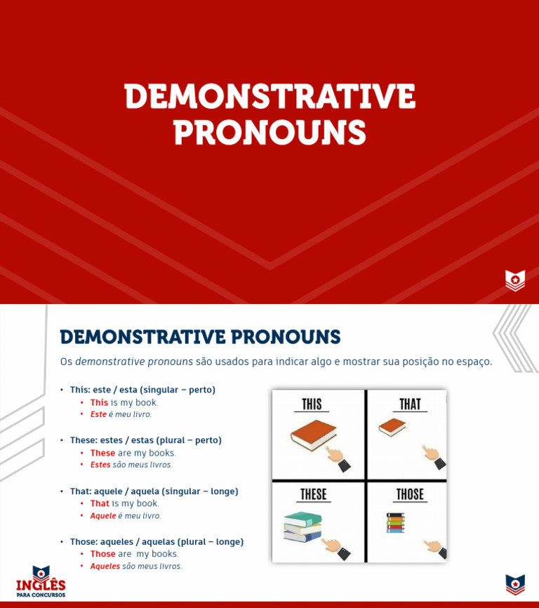 Demonstrative Pronouns | PDF