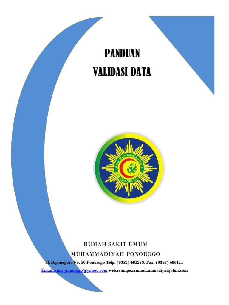 Panduan Validasi Data Rsump 2019 | PDF