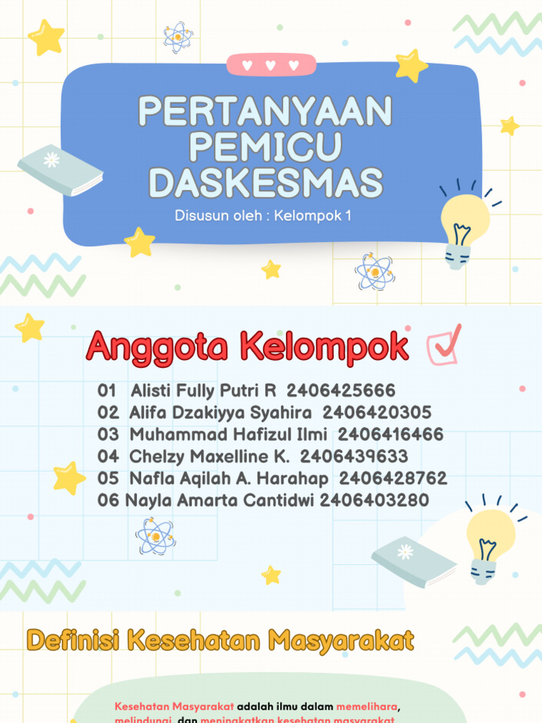 Pertanyaan Pemicu Daskesmas | PDF