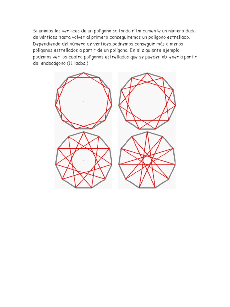 endecágono (11 lados.)
