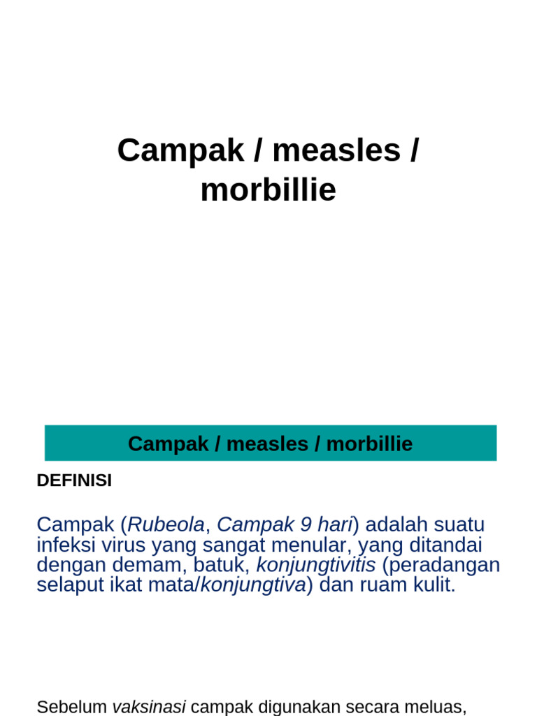 Campak | PDF