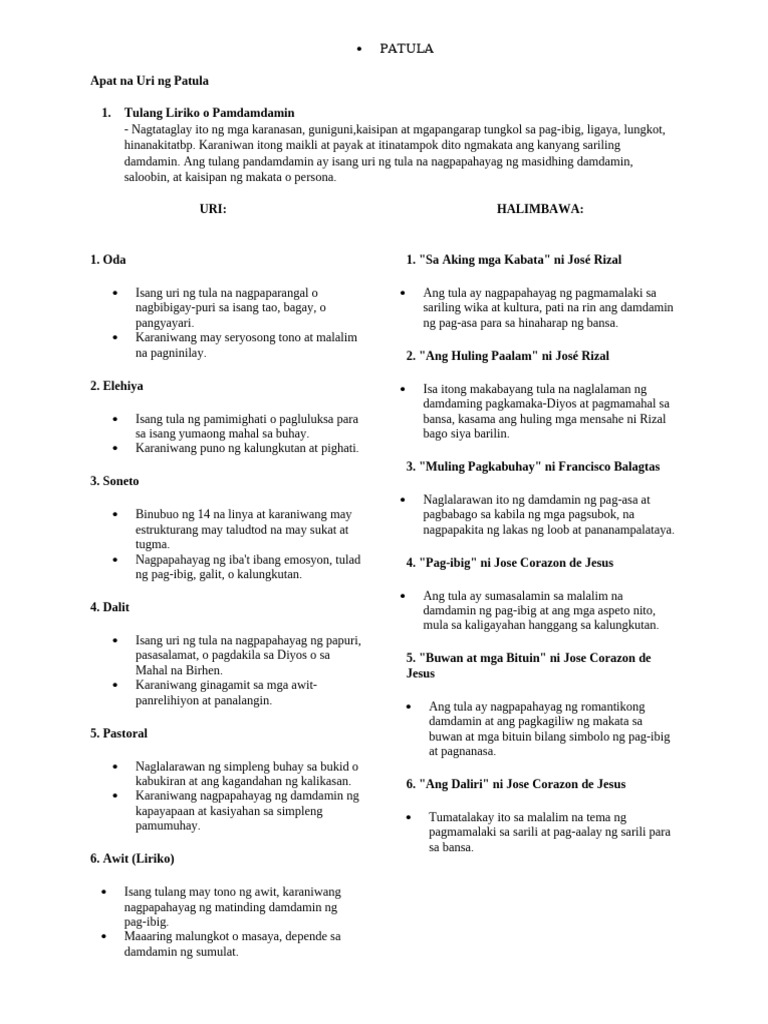 PATULA | PDF
