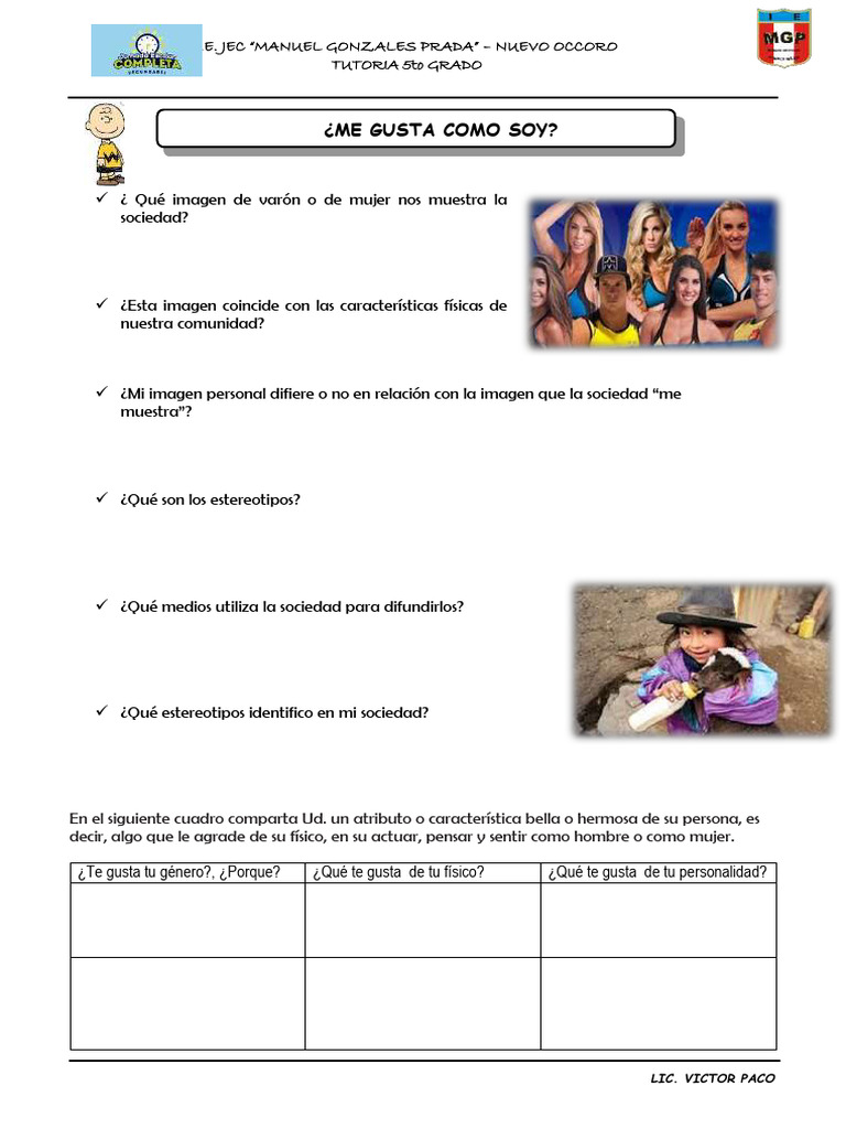 Me gusta como soy? | PDF