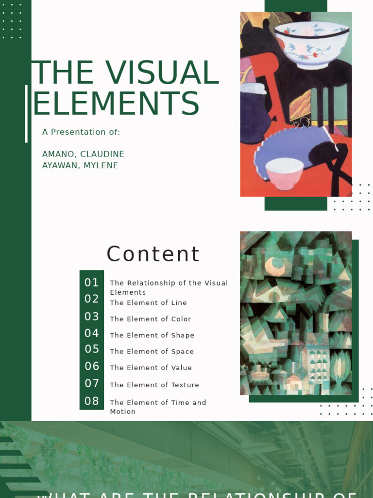 The Visual Elements | PDF