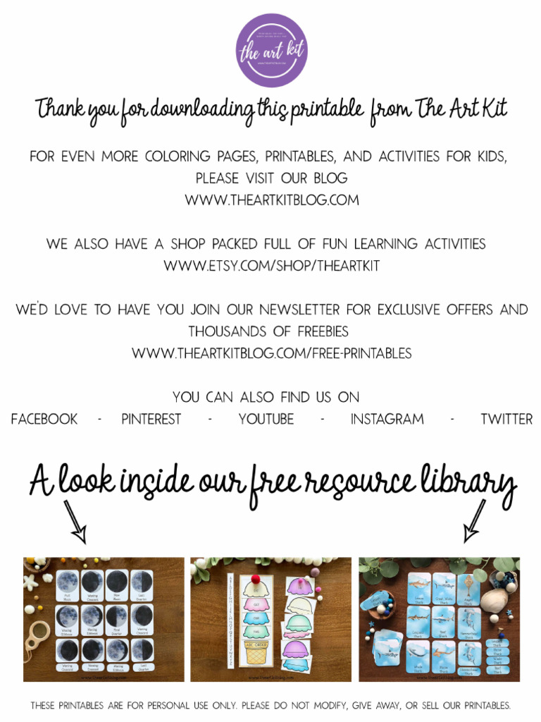 Ice Cream Activity Placemat | PDF