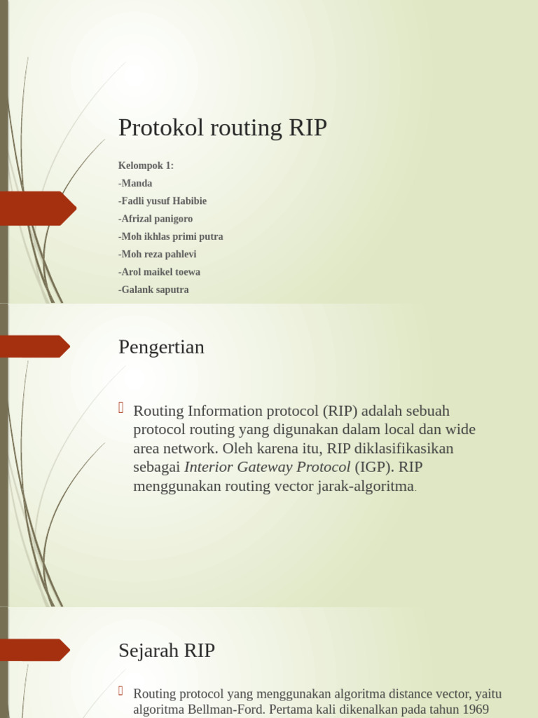 Protokol Routing RIP | PDF