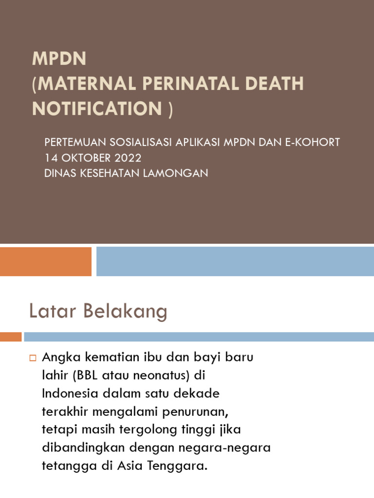 Materi PPT Sosialisasi MPDN | PDF
